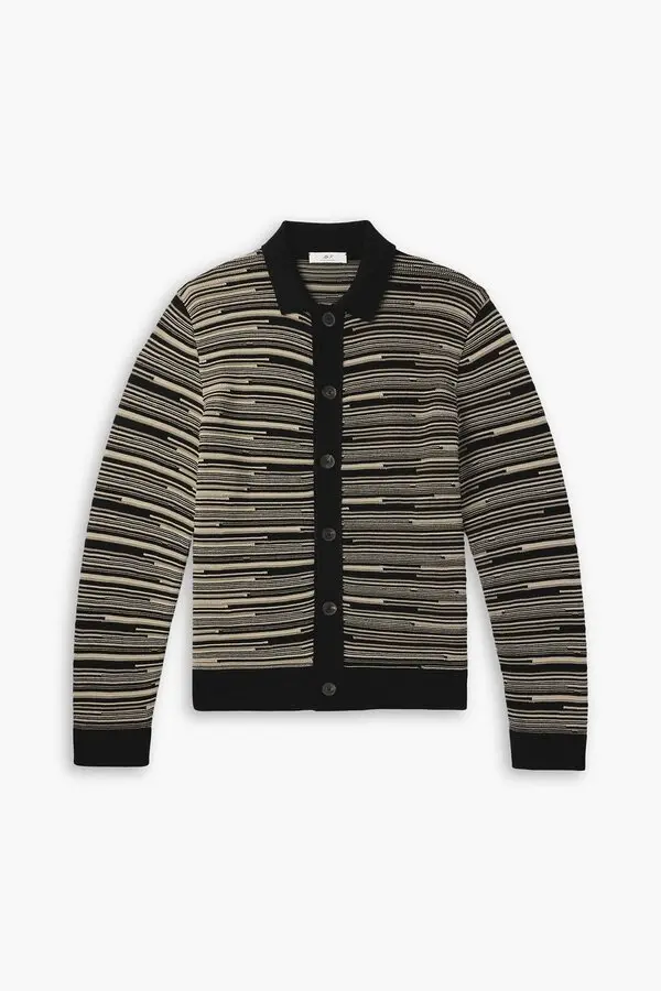 Mr P. Striped Cotton Cardigan