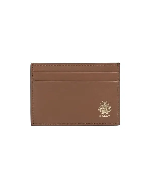 Bally Leather Cardholder - Light Brown