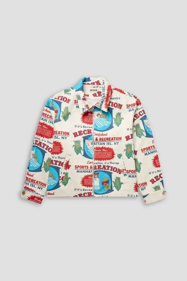 BODE Rec. Enrichment Printed Cotton-twill Jacket