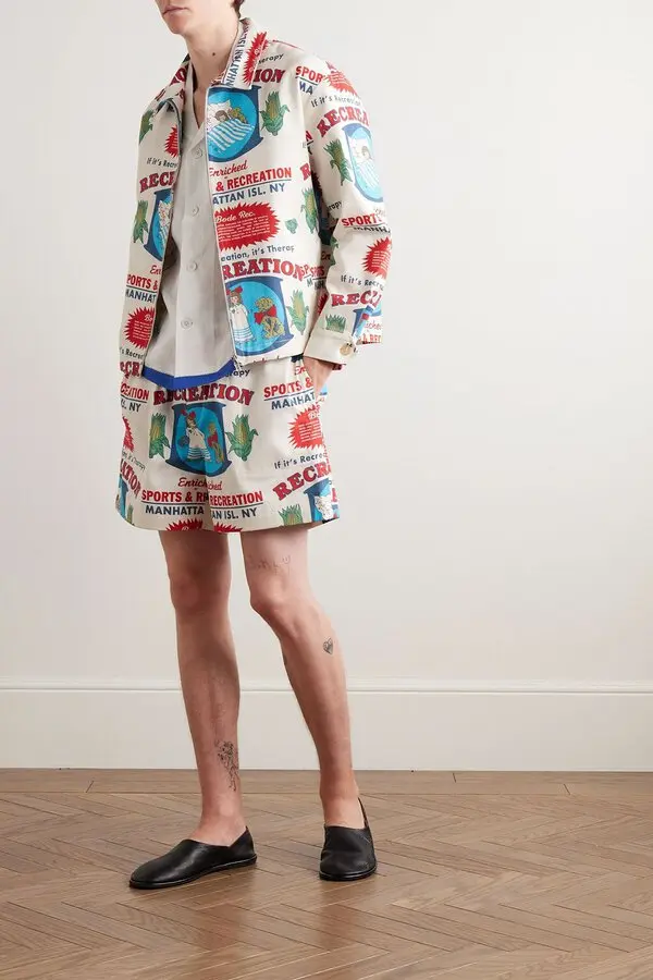 BODE Rec. Enrichment Printed Cotton-twill Jacket