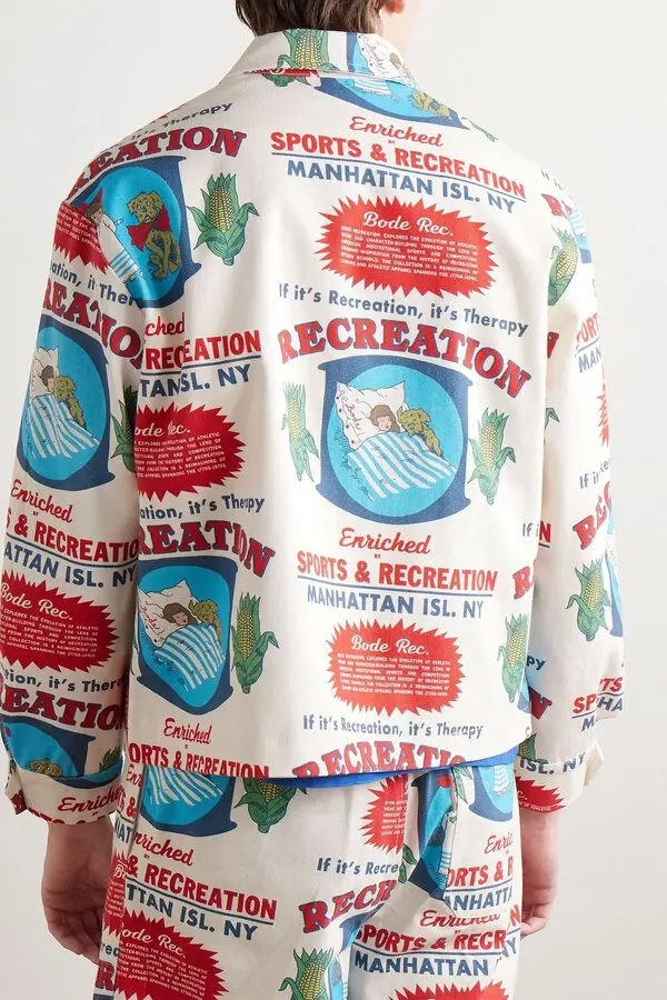BODE Rec. Enrichment Printed Cotton-twill Jacket