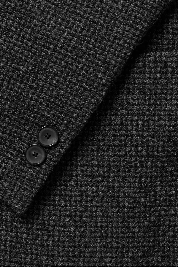 Mr P. Regularfit Checked Woolblend Bouclé Blazer