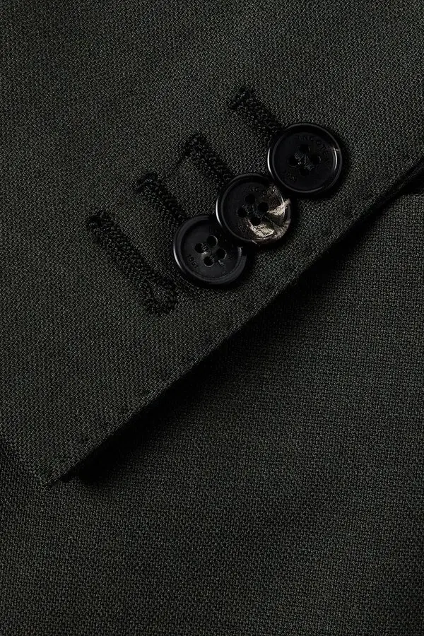 SLOWEAR Slim-fit Wool-blend Suit Jacket