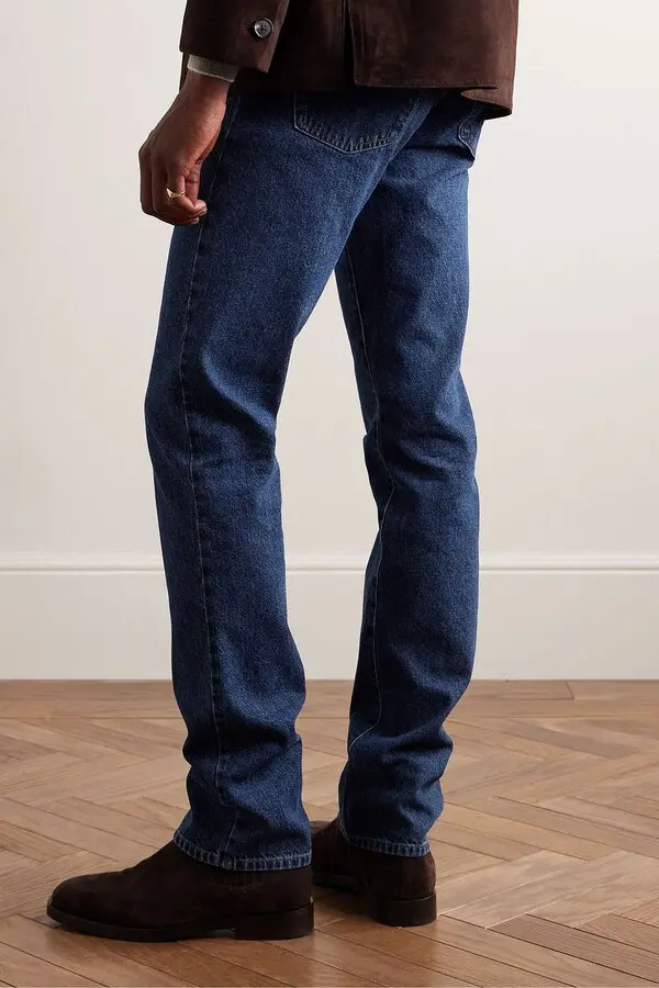 Canali Slim-fit Straight-leg Denim Jeans