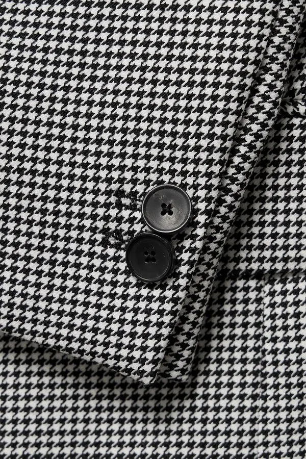 Mr P. Slim-fit Houndstooth Twill Suit Jacket