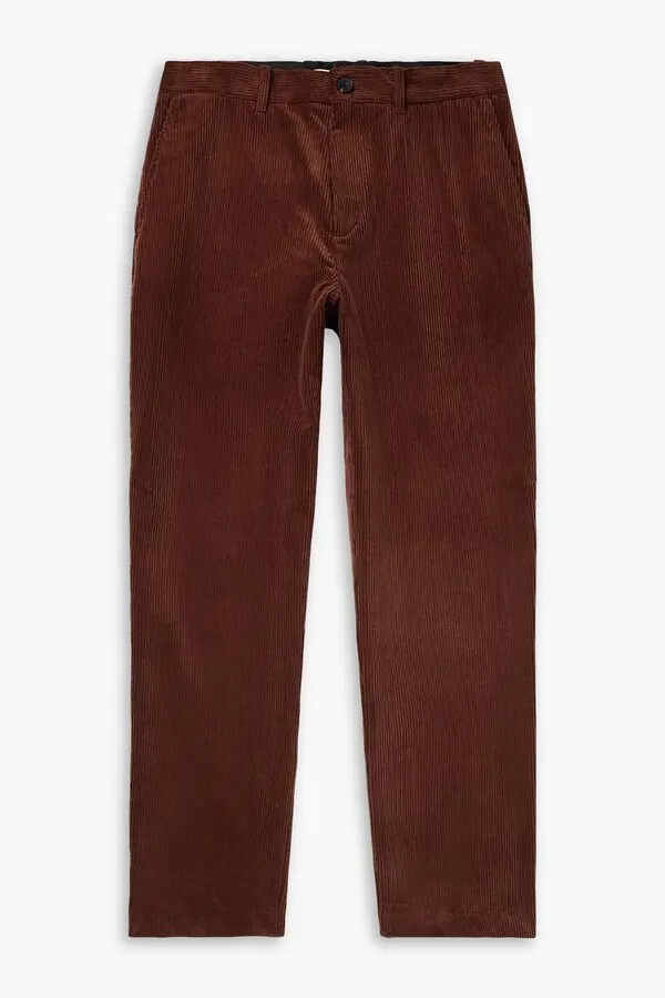 Mr P. Edward Straight Leg Cotton Corduroy Pants