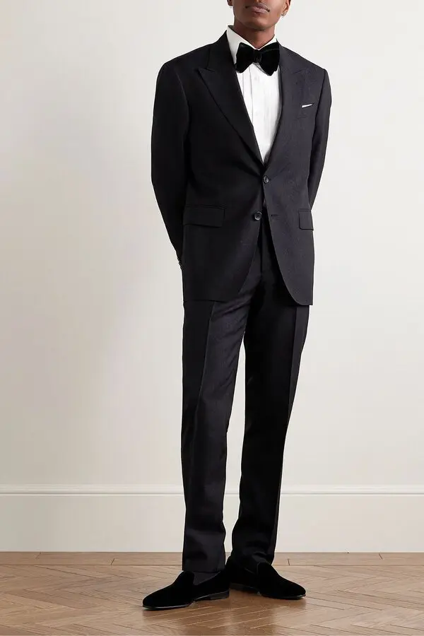 Etro Wool And Silkblend Jacquard Tuxedo