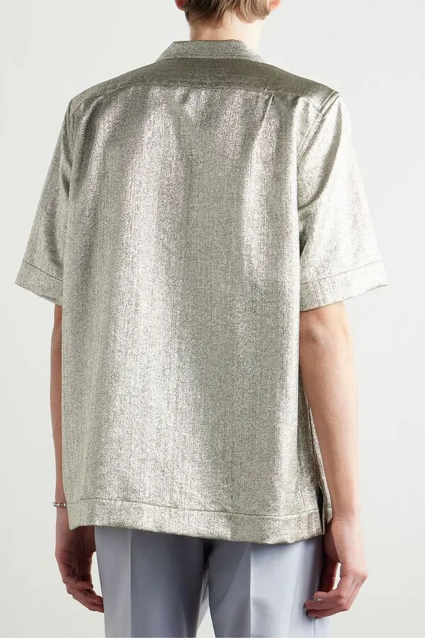 Dries Van Noten Lamé Shirt