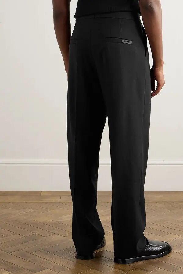 Fear Of God Wide-leg Pleated Wool Trousers