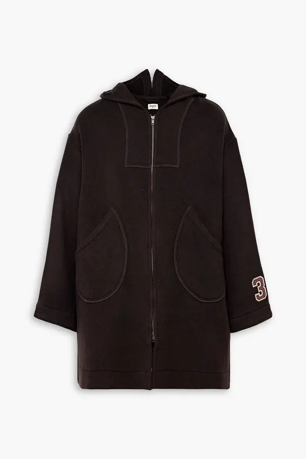 BODE Sideline Appliquéd Wool-felt Coat
