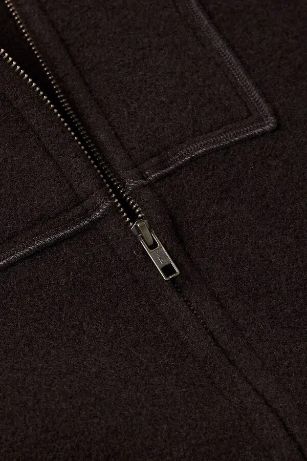 BODE Sideline Appliquéd Wool-felt Coat