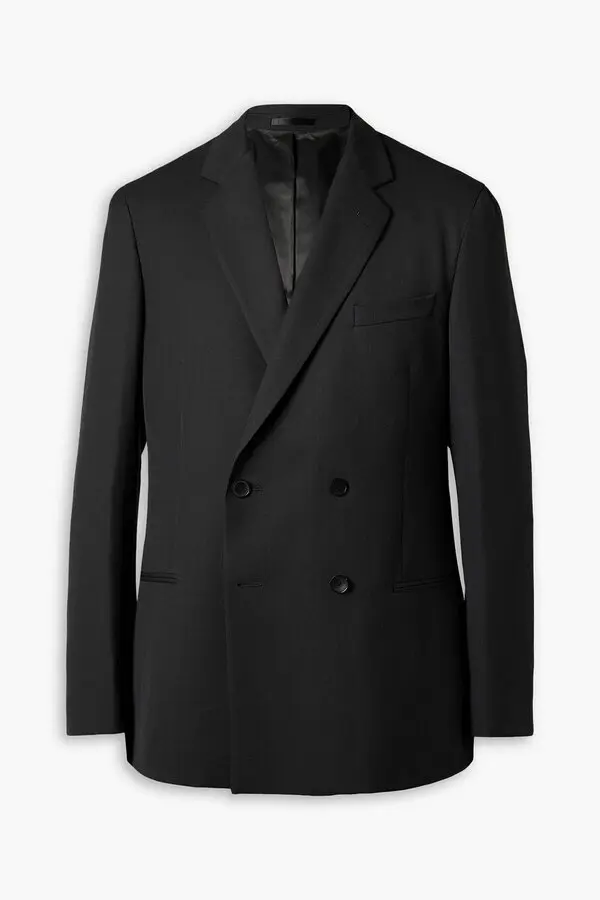 Mr P. Double-breasted Woven Suit Jacket