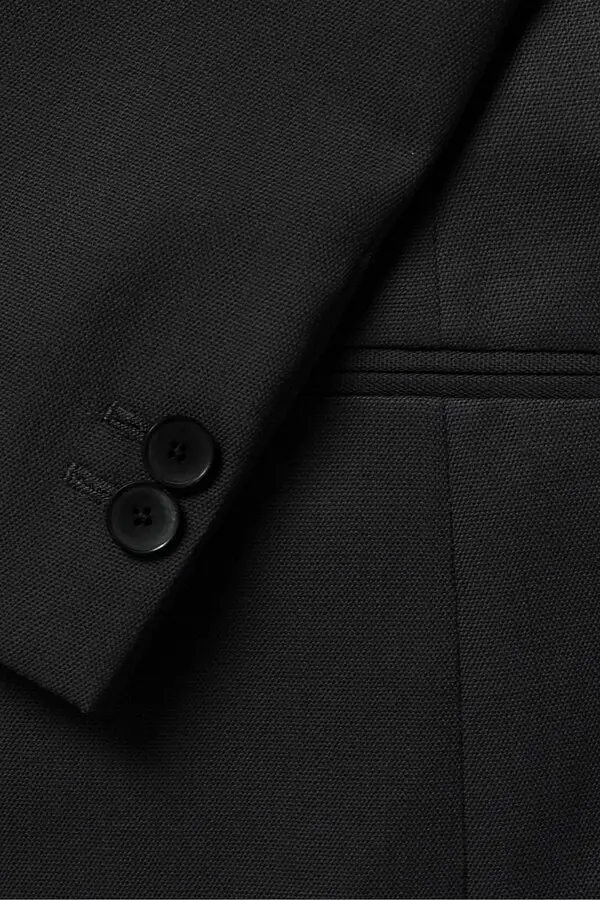 Mr P. Double-breasted Woven Suit Jacket