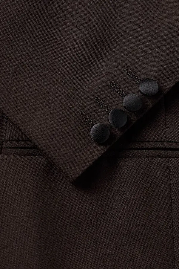 Canali Slimfit Satintrimmed Wool Tuxedo Jacket