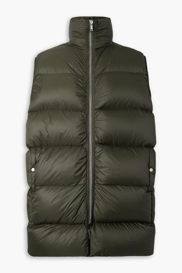 Rick Owens Quilted Shell Down Vest
