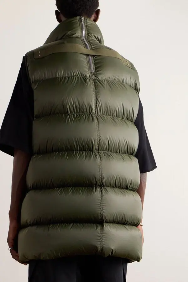 Rick Owens Quilted Shell Down Vest