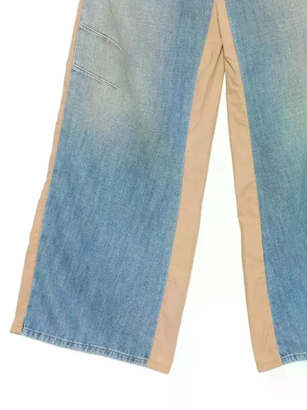 CIRCUS HOTEL Panelled Wide-leg Jeans