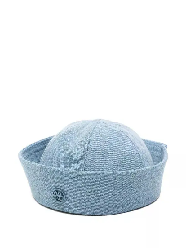 Ruslan Baginskiy Rb Logo-embroidered Denim Sailor Hat - Blue