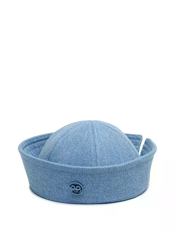 Ruslan Baginskiy Rb Logo-embroidered Denim Sailor Hat - Blue