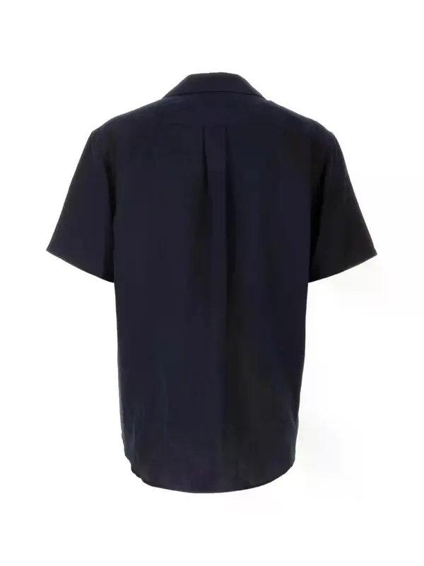 Giorgio Armani Short-sleeved Camp-collar Shirt
