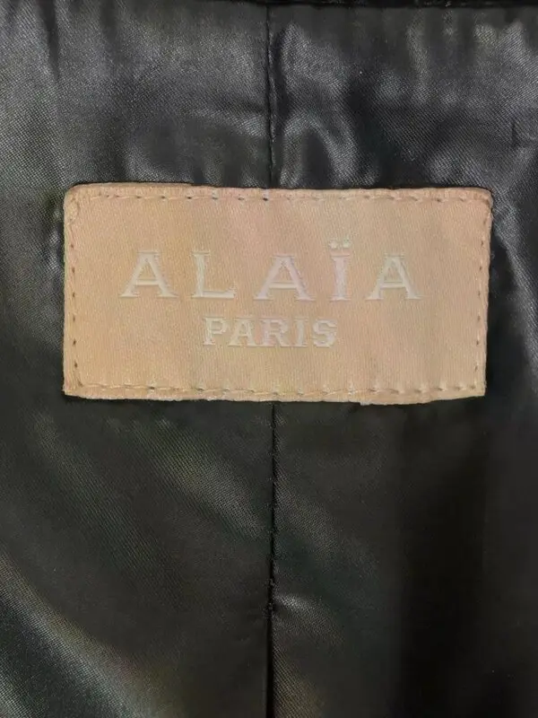 Alaïa Double-breasted Glitter Coat