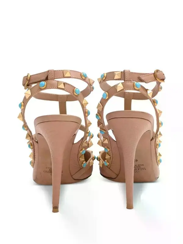 Valentino Garavani Rockstud Ankle Strap Pumps
