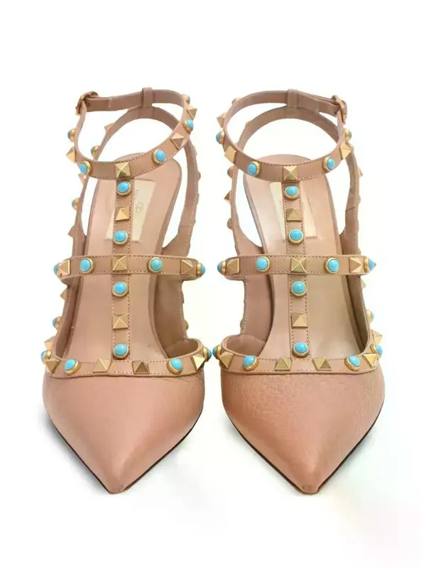 Valentino Garavani Rockstud Ankle Strap Pumps