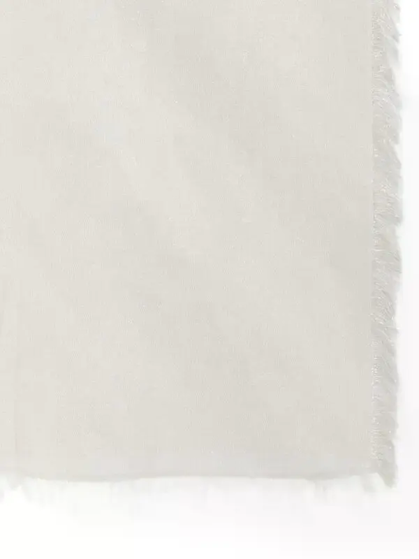 Peserico Frayed Shimmering Scarf