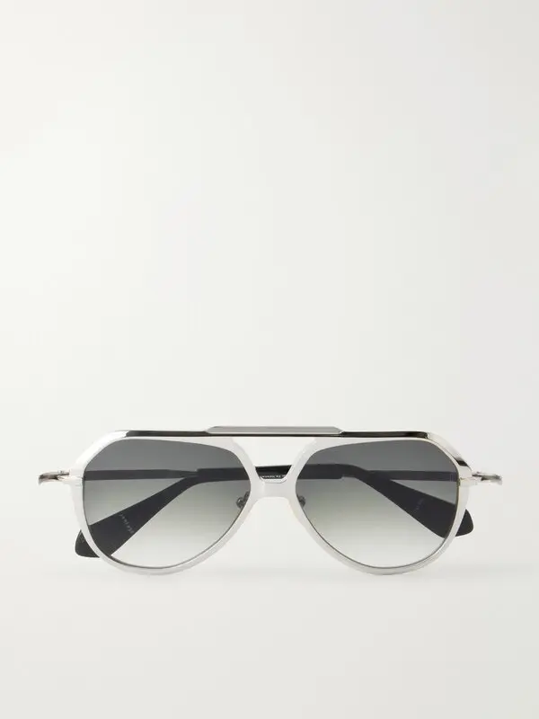 JACQUES MARIE MAGE Aviator-style Sunglasses - Silver