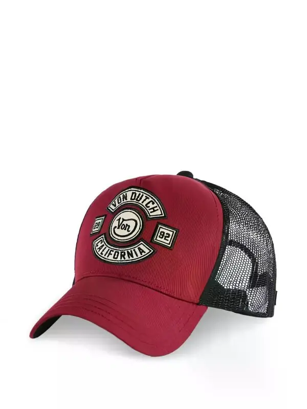 VON DUTCH Logo Patch Mesh Panel Cap