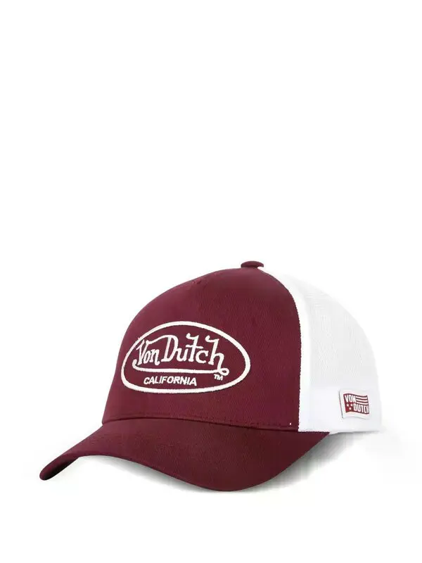 VON DUTCH Logo Patch Baseball Cap