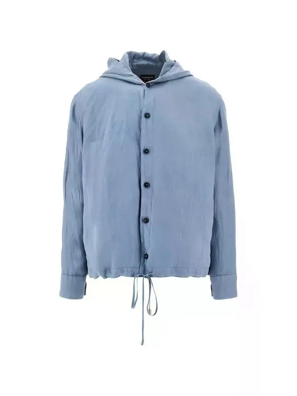 Emporio Armani Hooded Linen Jacket