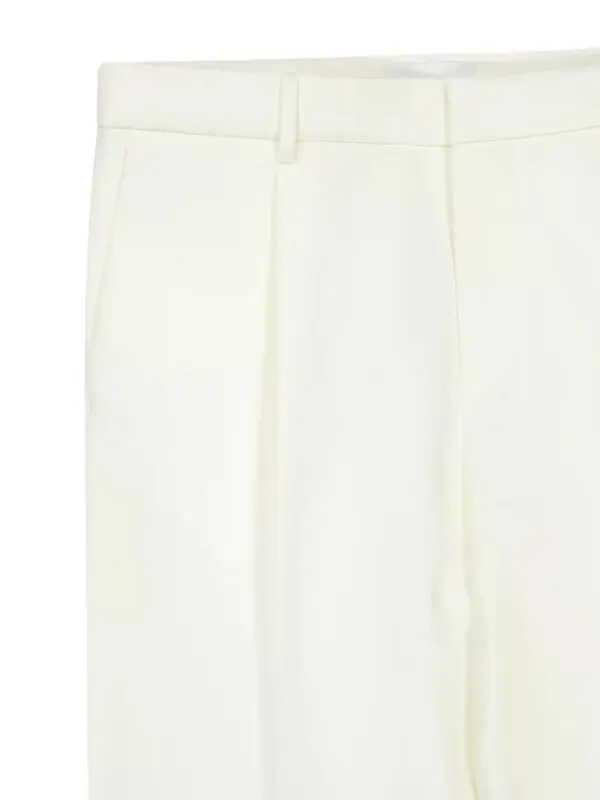 FERRAGAMO Pleated Straight-leg Trousers