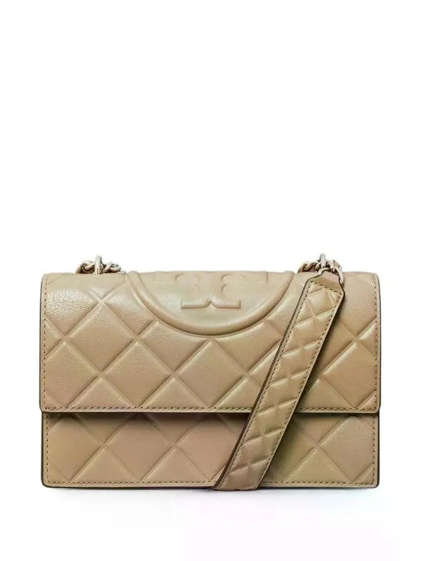 Tory Burch Small Fleming Shoulder Bag - Neutrals