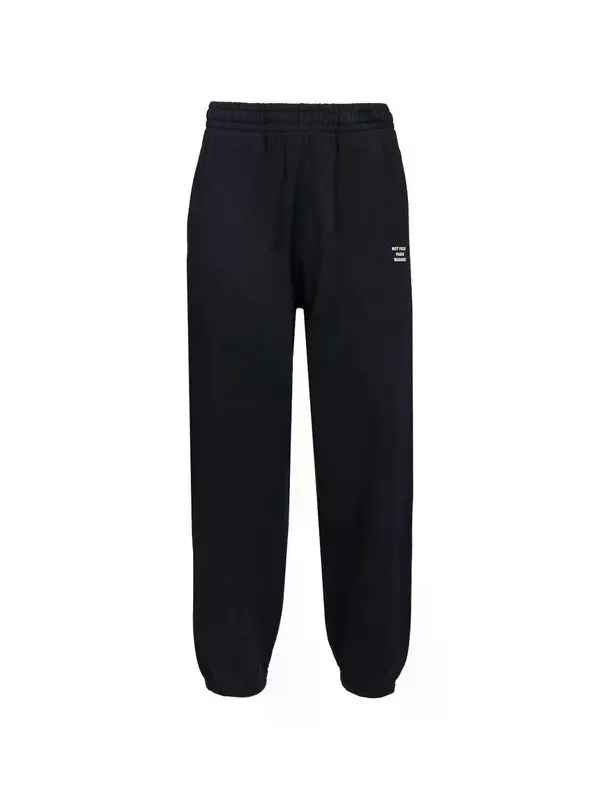 Drole De Monsieur Slogan-print Track Pants - Blue