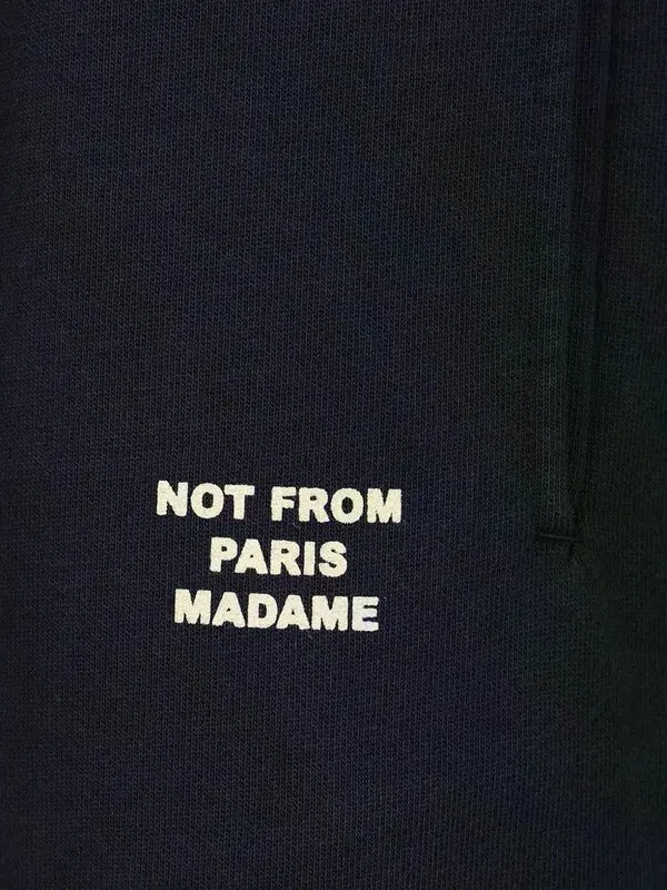 Drole De Monsieur Slogan-print Track Pants