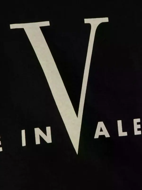 Valentino Garavani Logo Print Long Sleeve Sweatshirt