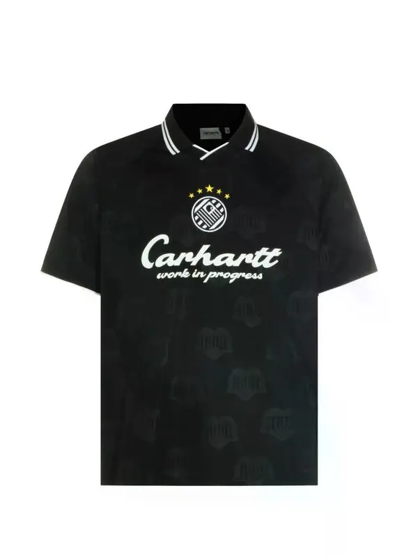 Carhartt Work In Progress S/s Terrace Logo-print T-shirt - Black
