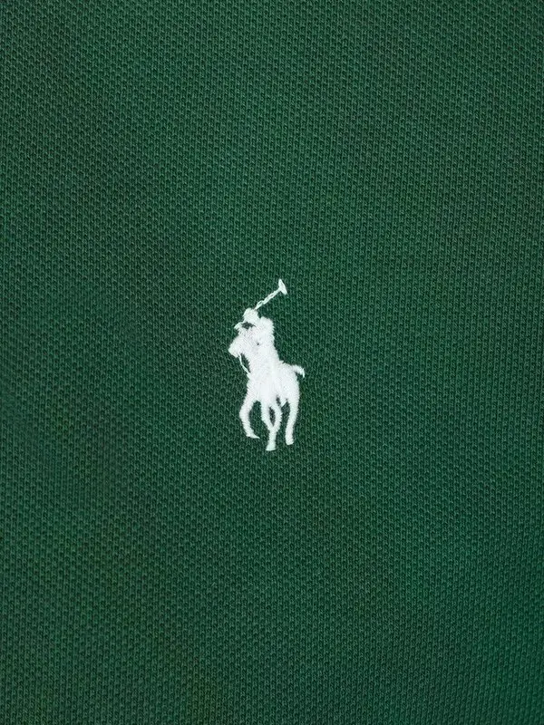 Polo Ralph Lauren Embroidered-logo Mesh Polo Shirt