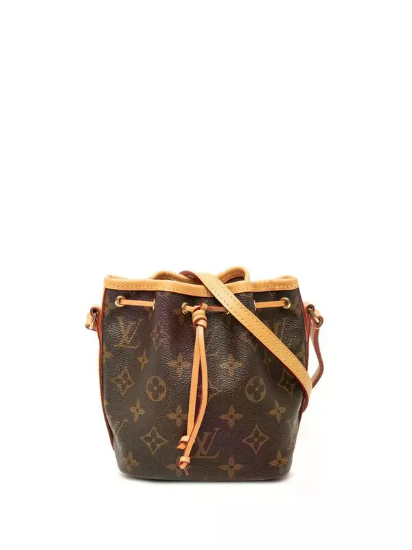 LOUIS VUITTON Monogram Nano Noe Bucket Bag