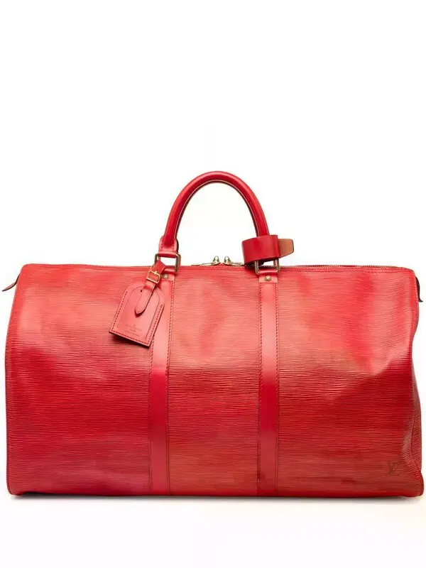 LOUIS VUITTON Epi Keepall 50 Travel Bag