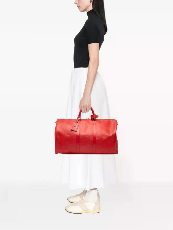 LOUIS VUITTON Epi Keepall 50 Travel Bag