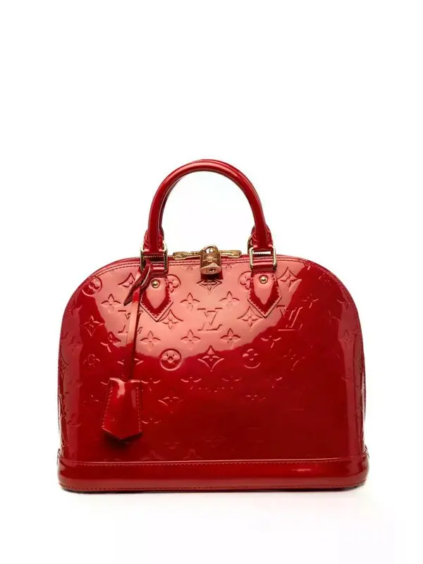 LOUIS VUITTON Monogram Vernis Alma Pm Handbag