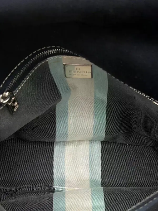 Fendi Ff Marble Canvas Shoulder Bag
