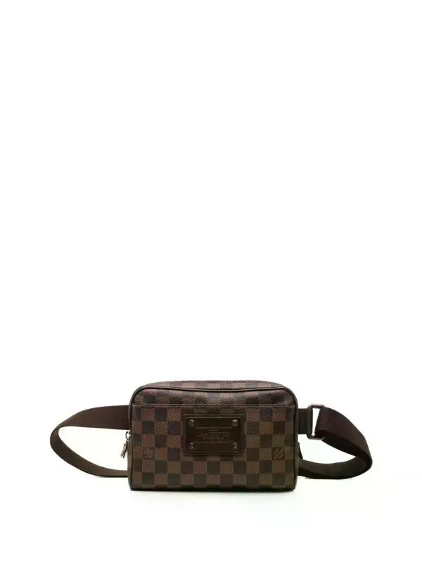 LOUIS VUITTON Damier Ebene Brooklyn Bum Bag Belt Bag