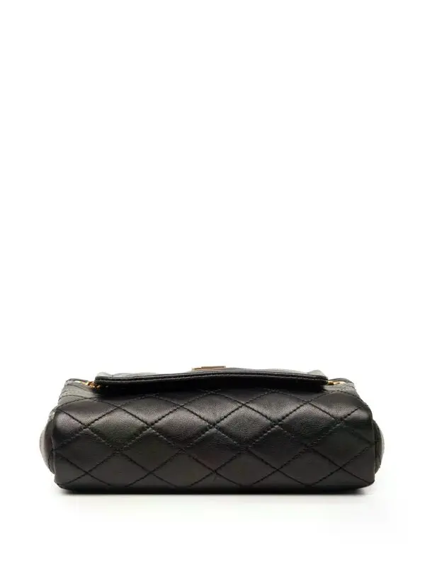 Saint Laurent Mini Quilted Lambskin Nolita Bag - Black