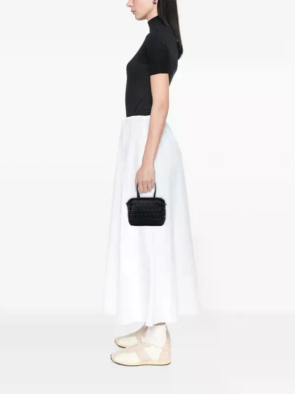 Fendi Zucchino Canvas Handbag