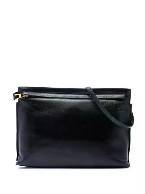 Loewe Nappa Anagram T Pouch Crossbody Bag - Black