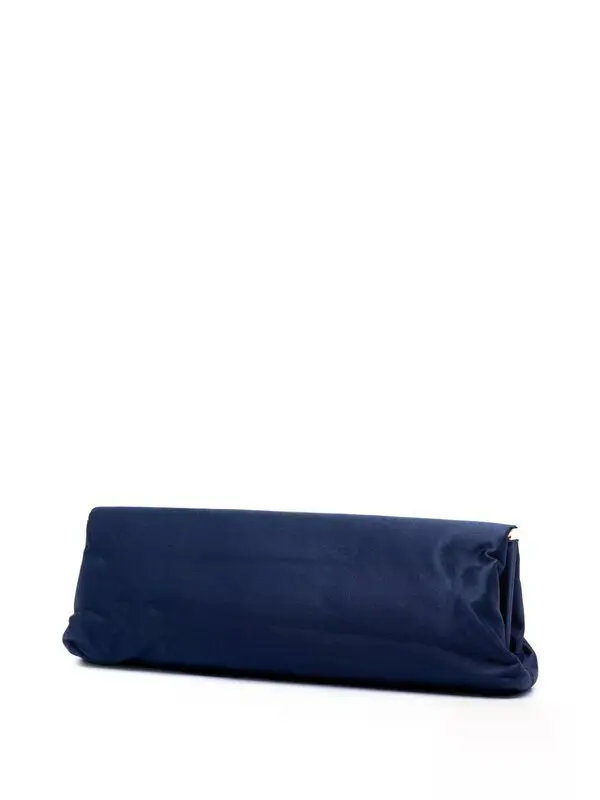 Prada Satin East West Frame Clutch Bag