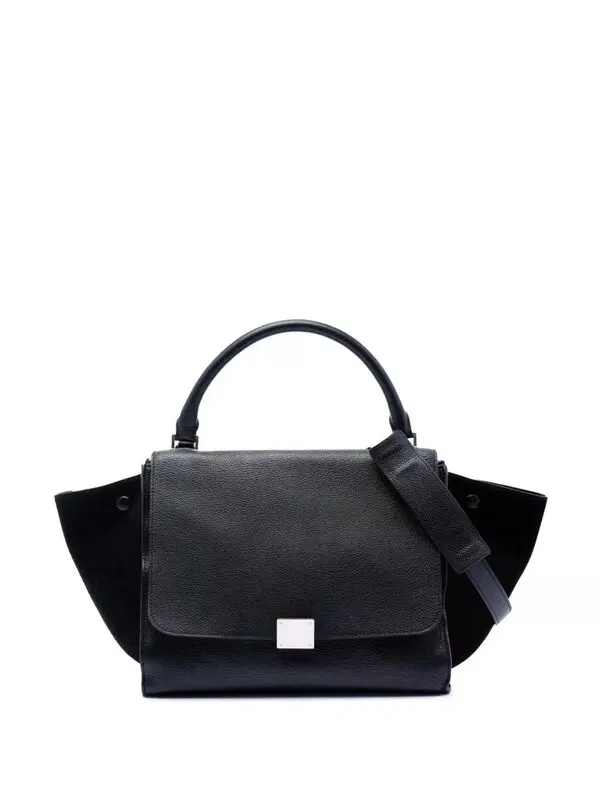 Celine Medium Trapeze Satchel - Black